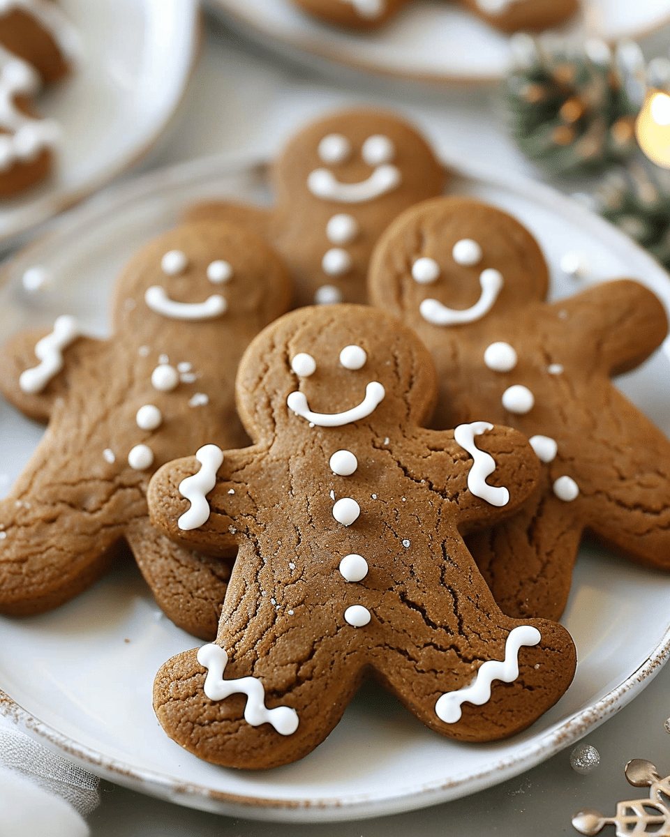 Soft & Chewy Gingerbread Men Cookies - Cooking With Blog