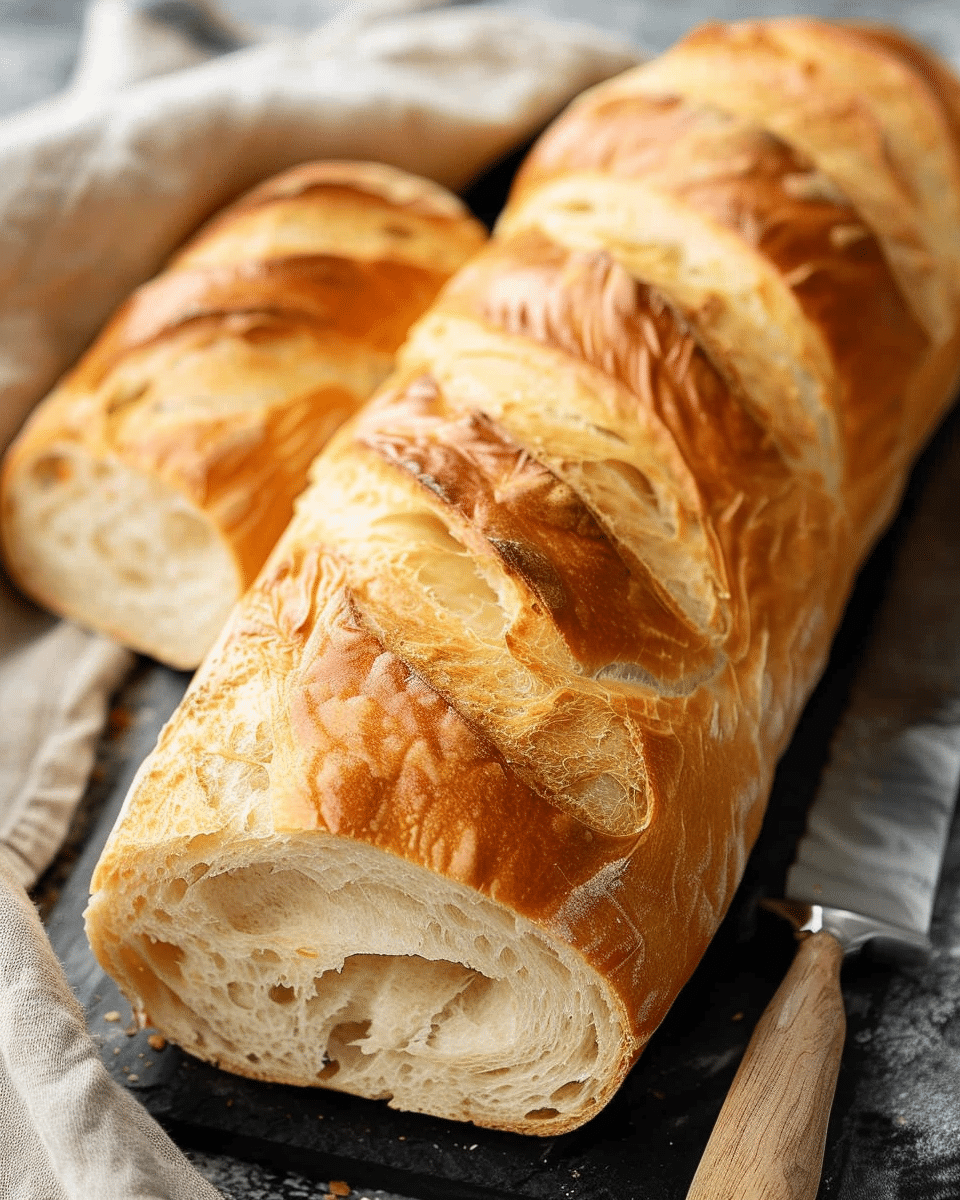 Soft & Fluffy French Bread - Cooking With Blog