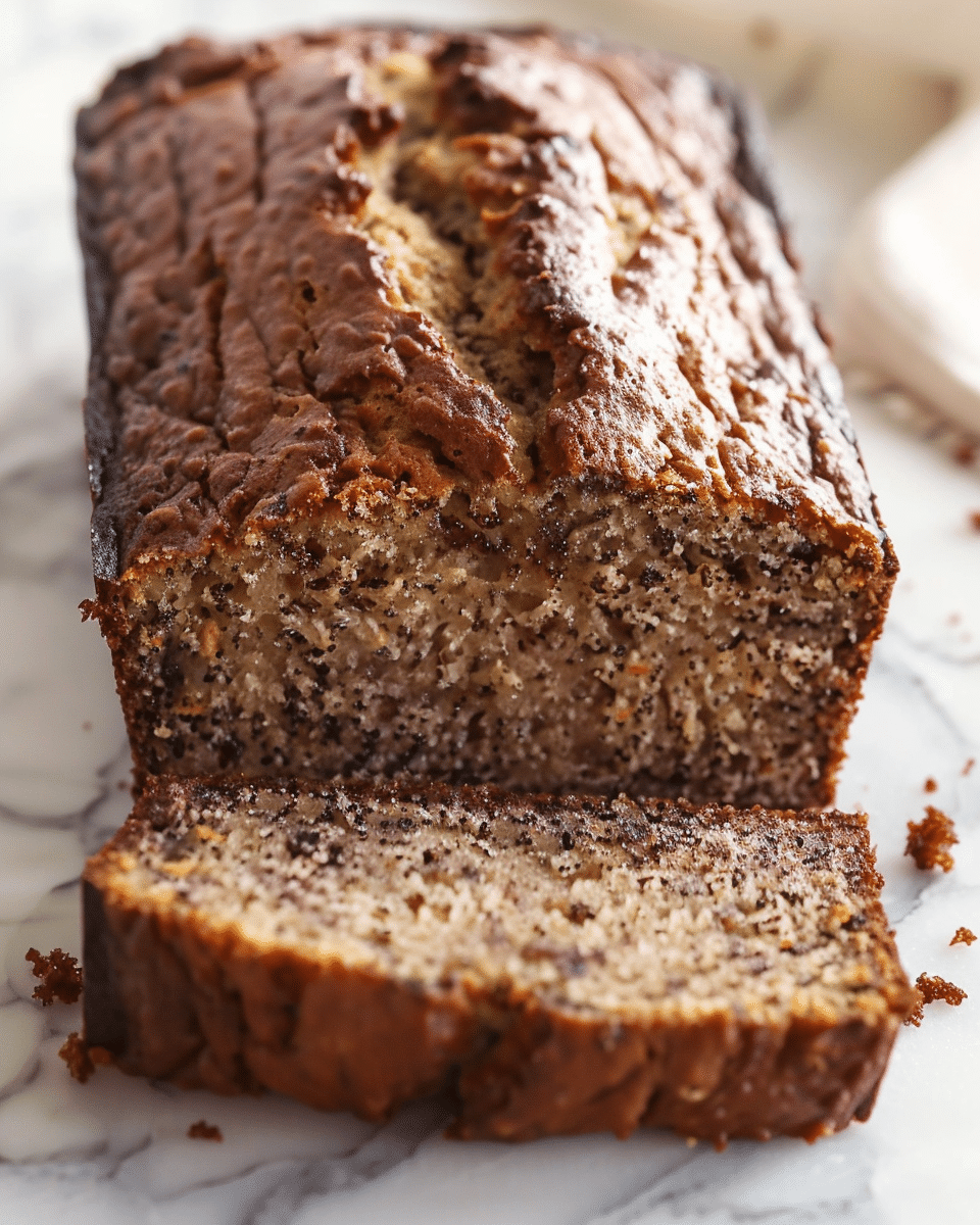 Caramelized Banana Quick Bread - Cooking With Blog