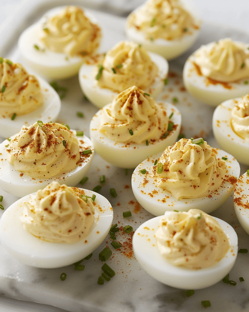 Classic Deviled Eggs - Cooking With Blog