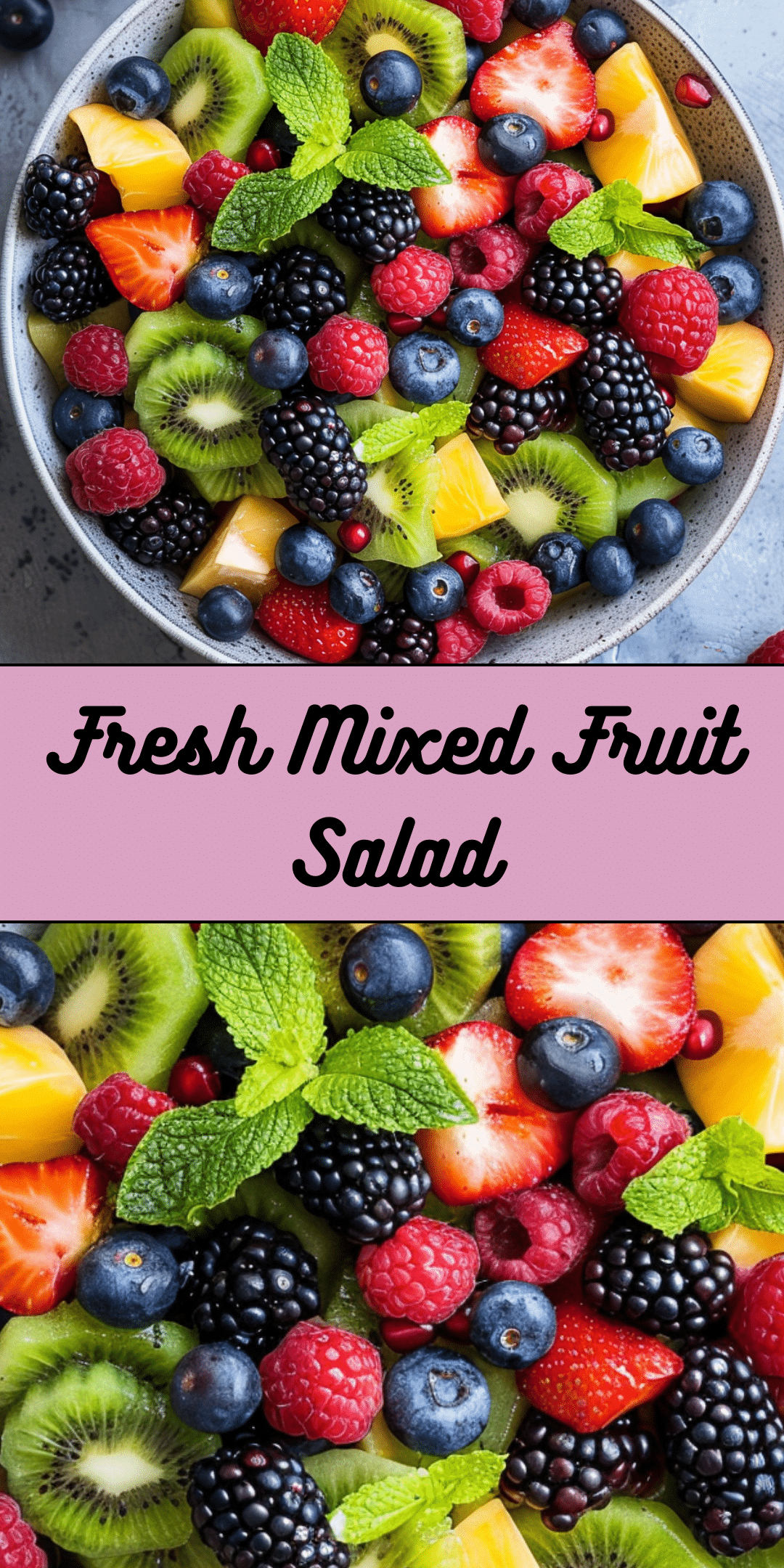 Fresh Mixed Fruit Salad - Cooking With Blog