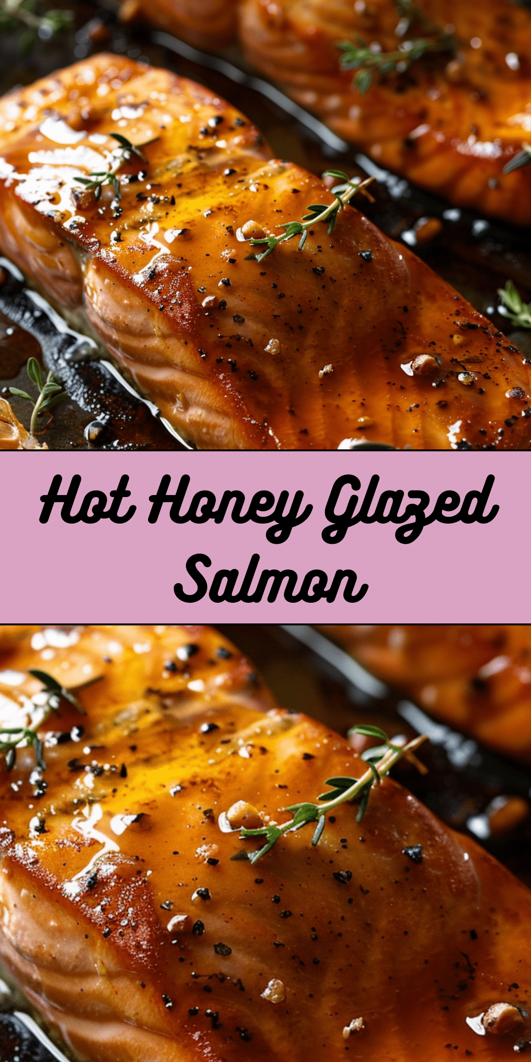 Hot Honey Glazed Salmon - Cooking With Blog
