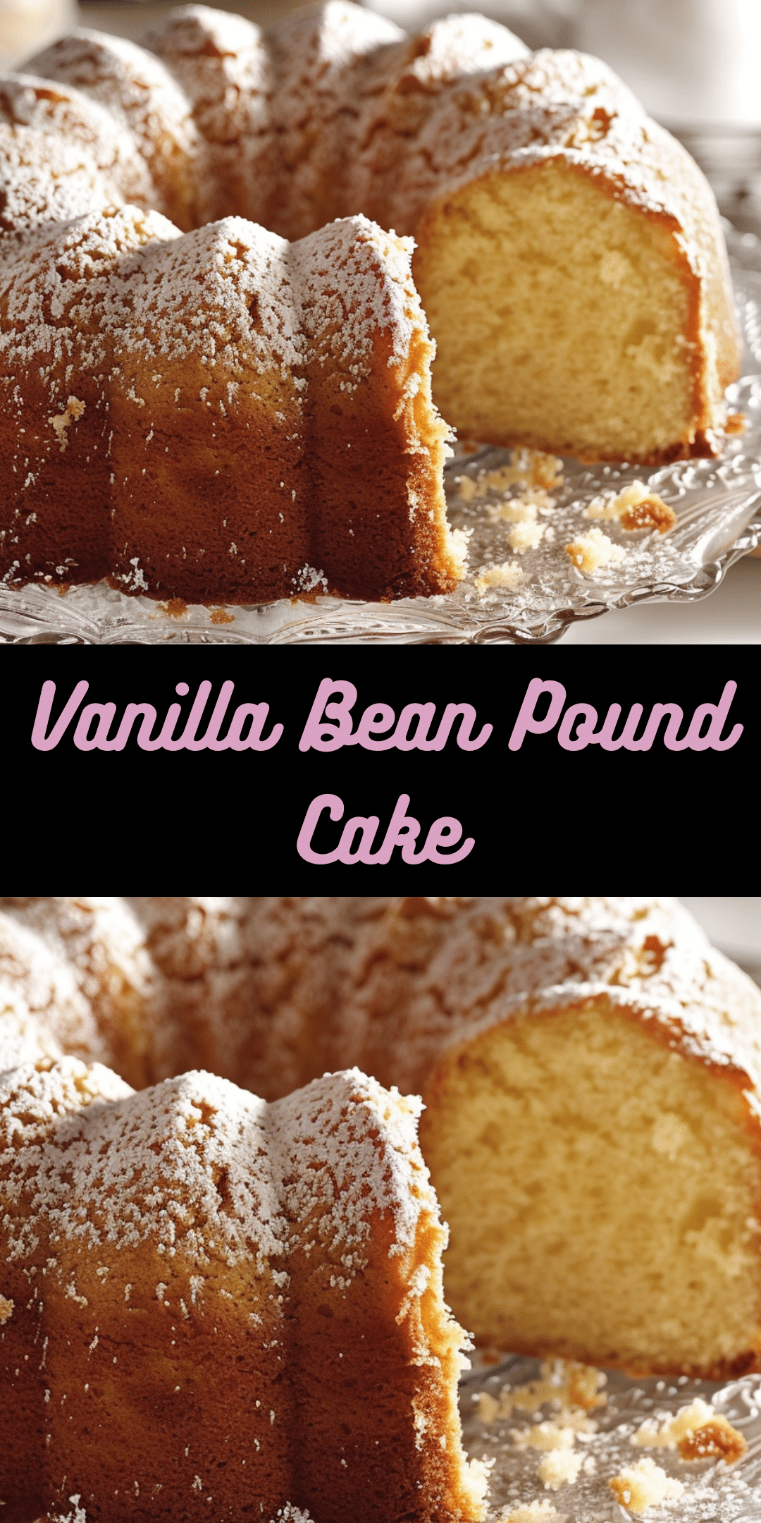 Vanilla Bean Pound Cake - Cooking With Blog