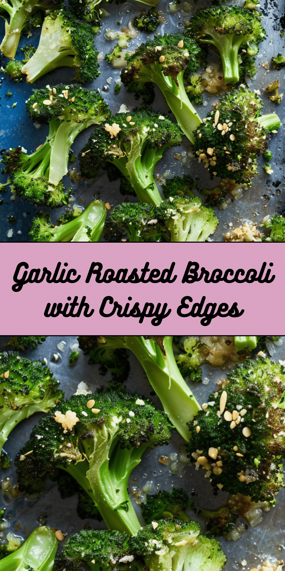 Garlic Roasted Broccoli with Crispy Edges - Cooking With Blog