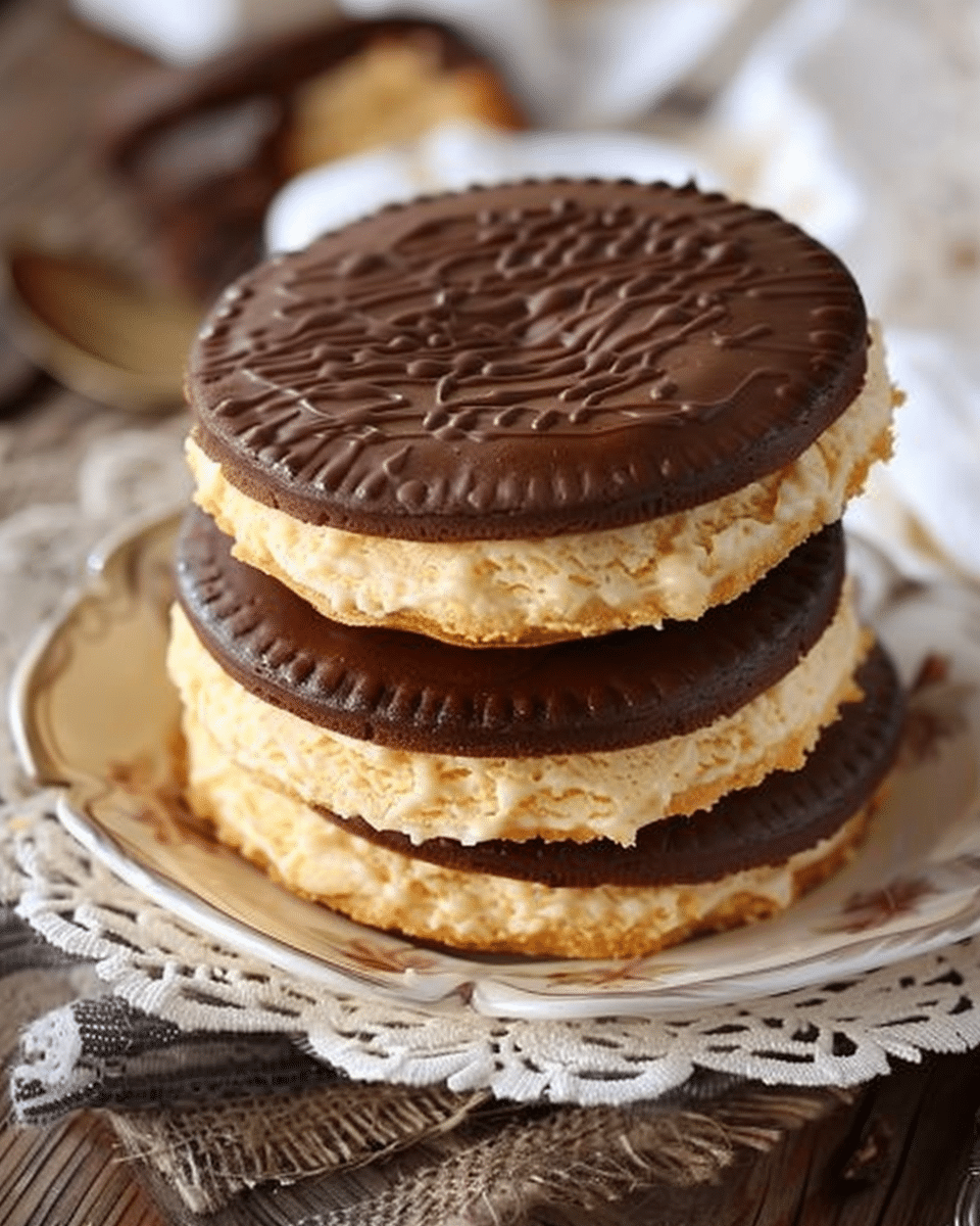 Homemad Boston Cream Pie Cookies - Cooking With Blog