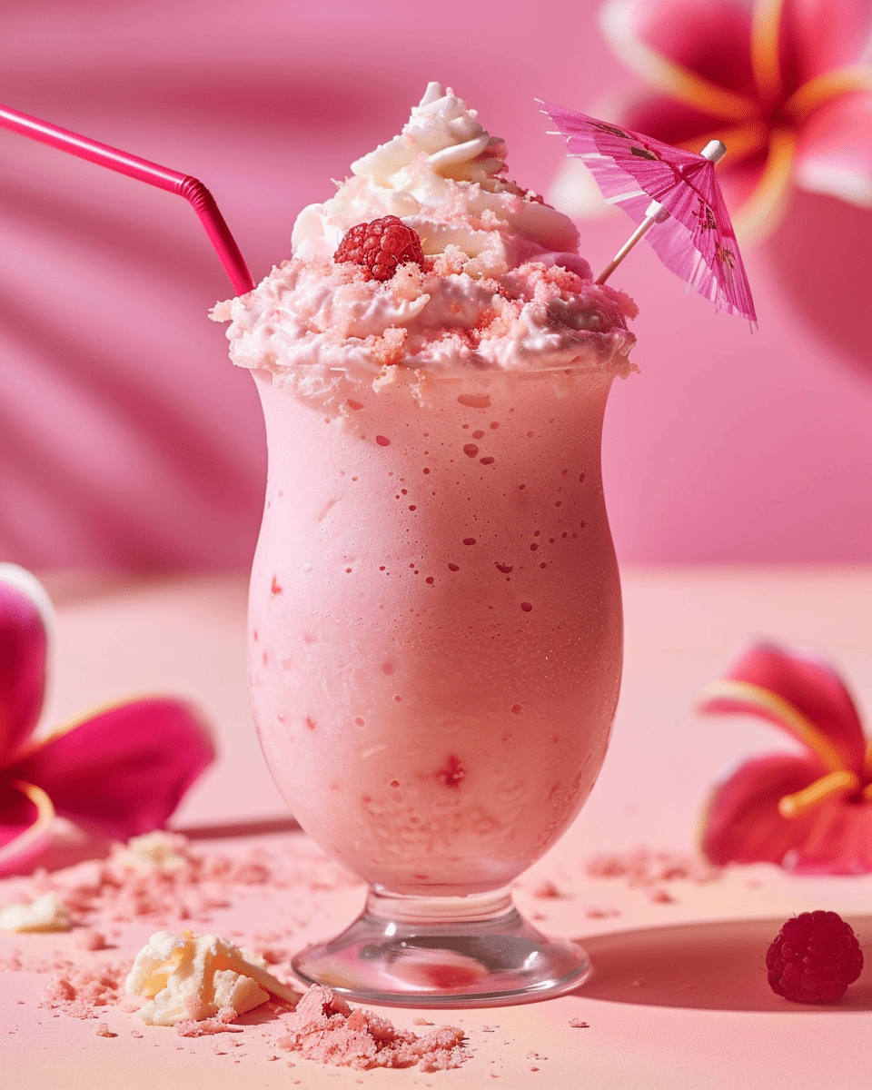 Pink Flamingo Colada - Cooking With Blog