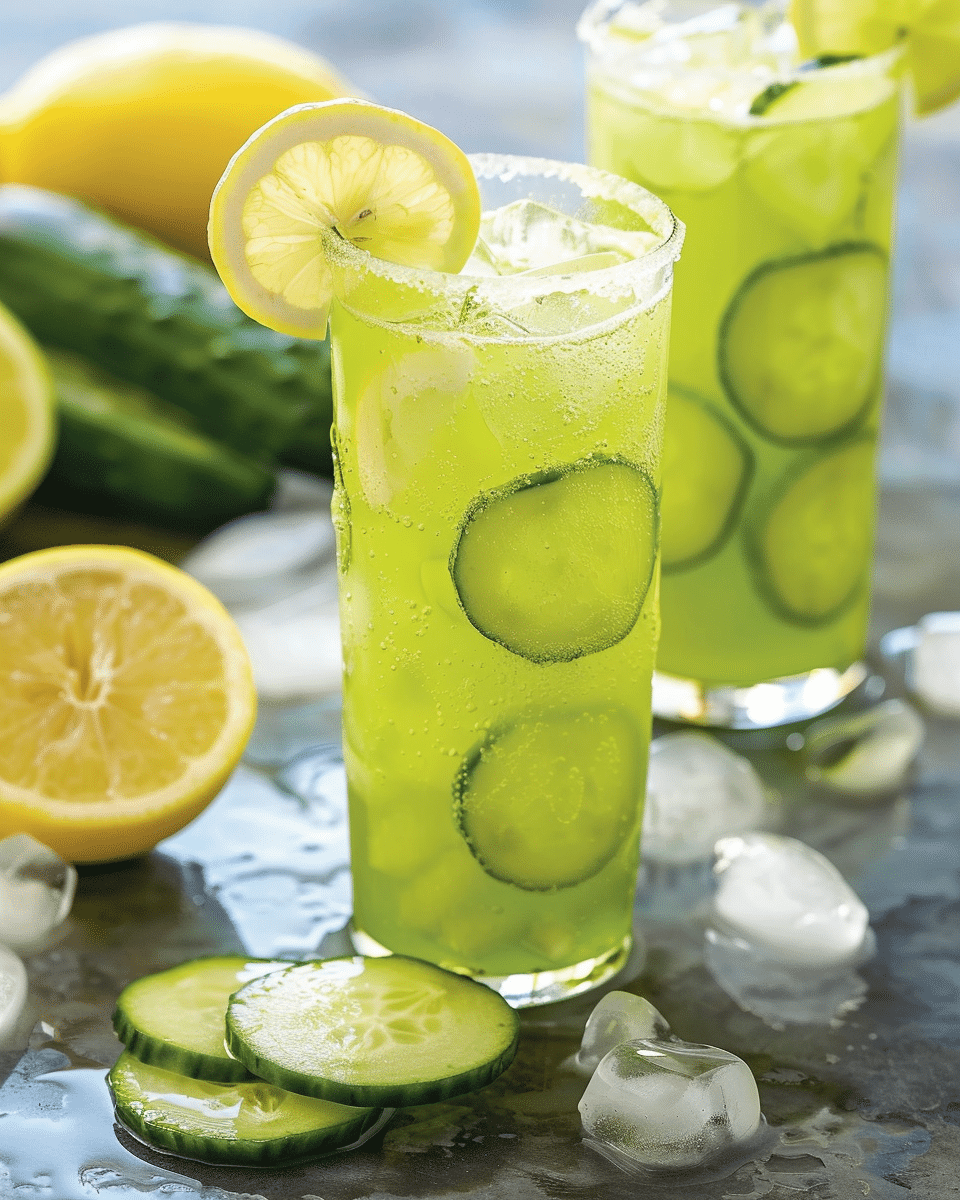 Cucumber Lemon Juice - Cooking With Blog