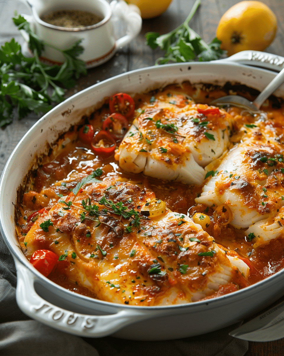 Psari Psito (Greek Baked Fish) - Cooking With Blog