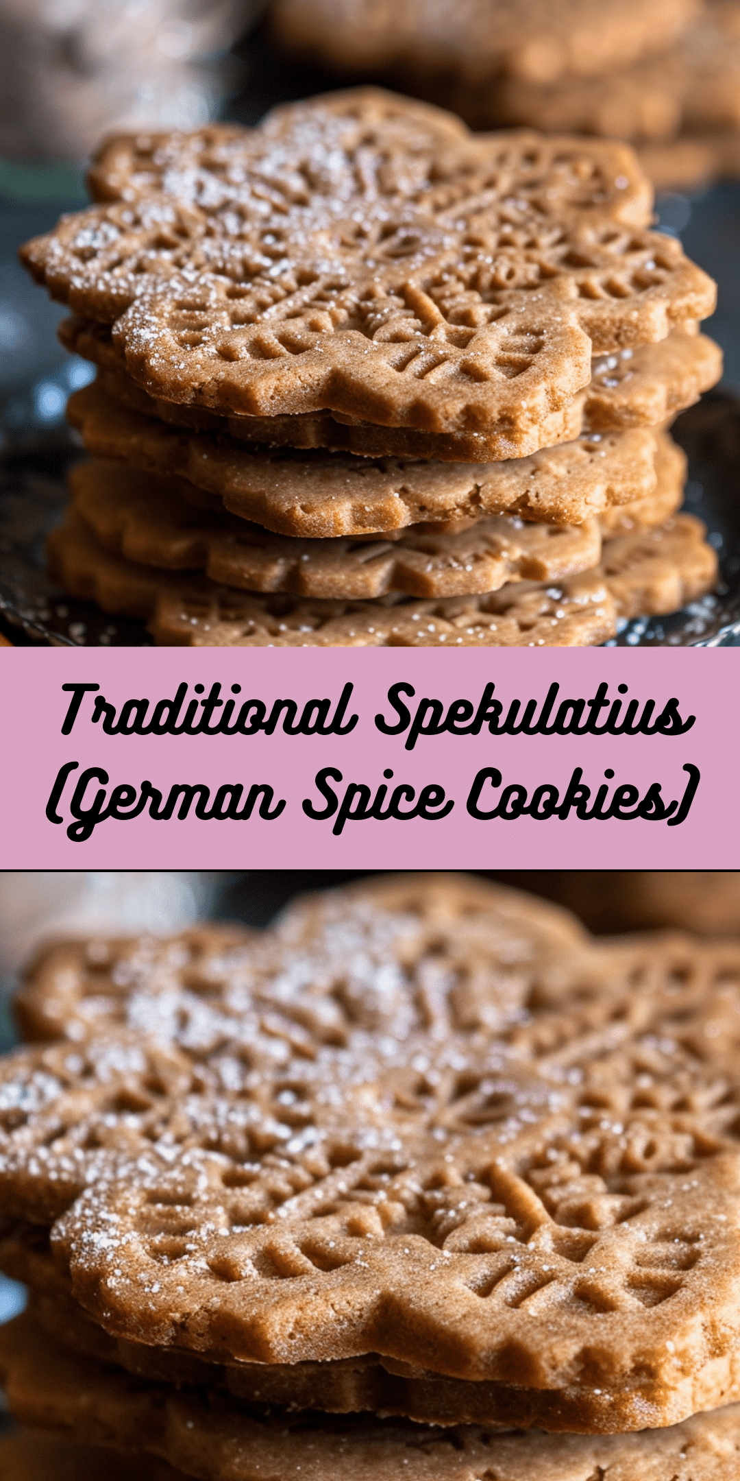 Traditional Spekulatius (German Spice Cookies) - Cooking With Blog