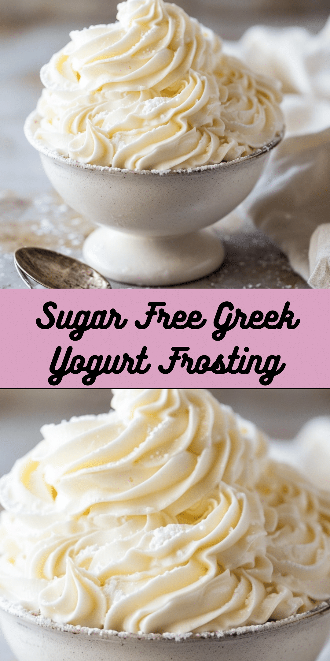 Sugar Free Greek Yogurt Frosting - Cooking With Blog